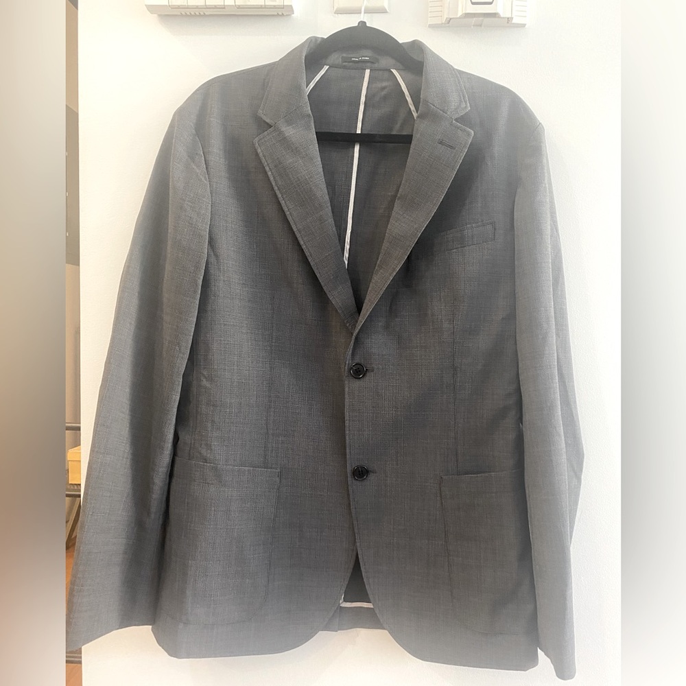 Men’s Club Monaco Light Blazer- Dark Grey- Size 42 - Gem